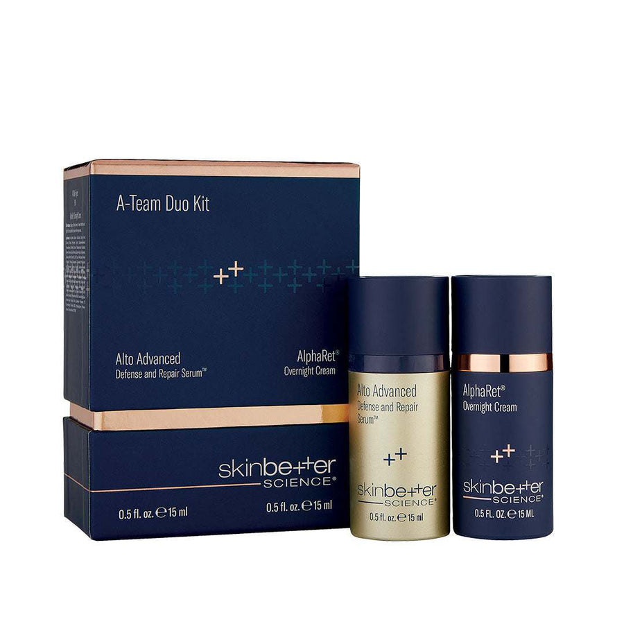 A-Team Duo Kit – Alto Advanced & Alpharet Overnight Cream | Skinbetter ...
